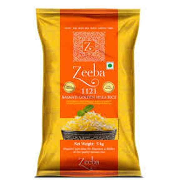 Zeeba Sella Rice 5Kg – Grocery Basket